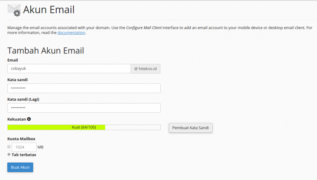 Membuat dan Mengelola E-mail Account di cPanel | Tutorial cPanel – Tutorial Domosquare.com