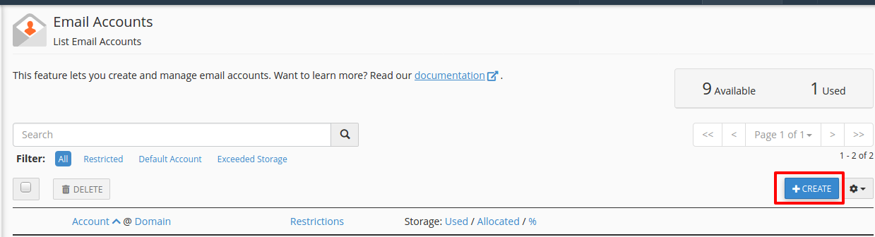 Membuat dan Mengelola akun email di cPanel – Tutorial Domosquare.com